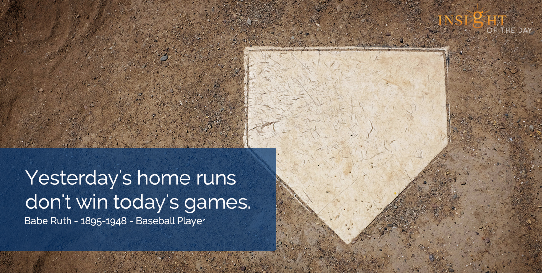 Yesterdays Home Runs Win Games Babe Ruth Baseball